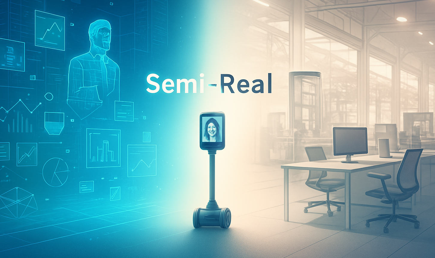 Semi-Real（セミリアル）とは何か？― 仮想と現実のあいだに生まれる、新しい“存在”のかたち ― - iPresence